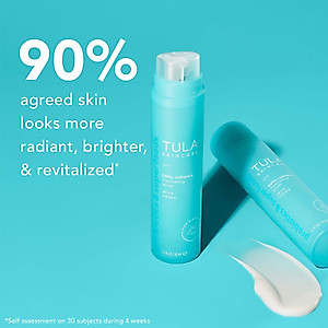 TULA Skin Care Hello Radiance Illuminating Face Serum - Brightening Serum, Target the Appearance of Dark Spots and Hyperpigmentation, 1.6 oz.