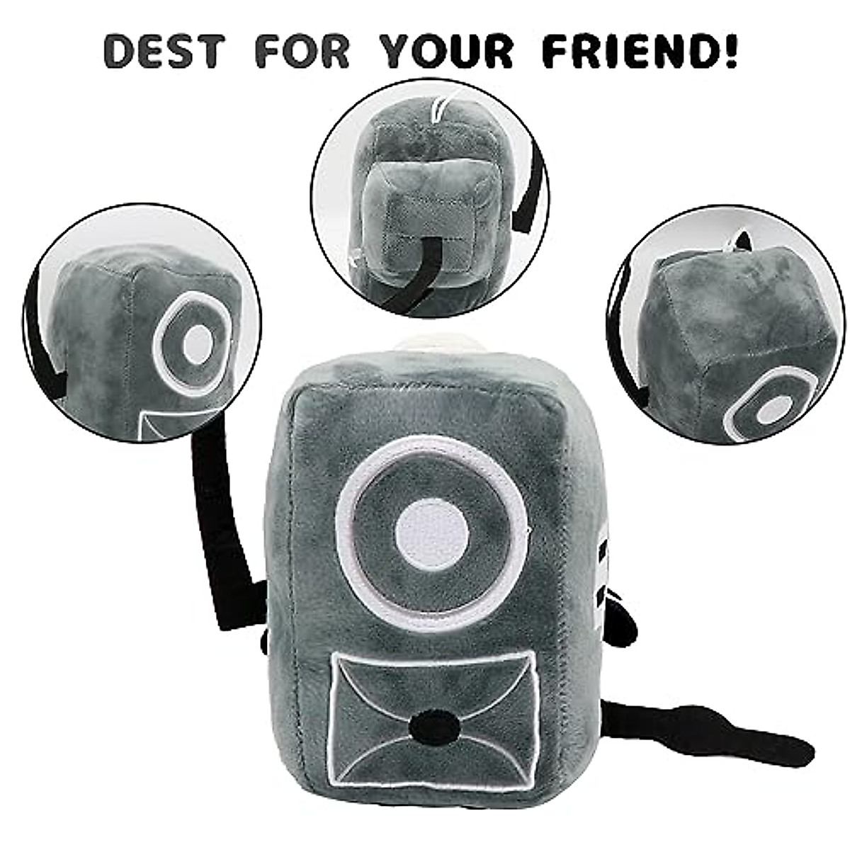 yohica Skibidi Toilet Toy Plush,Cameraman Plush,Speakerman Plush,Fun and Whimsical Stuffed Figure Doll for Fans Gift,Soft Stuffed Animal Figure Doll for Adult and Kids (Speakerman)