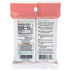 Blate Papes Edible Film Pouches, 120 Count | Gel Film Bags for Taking Herbs and Supplements