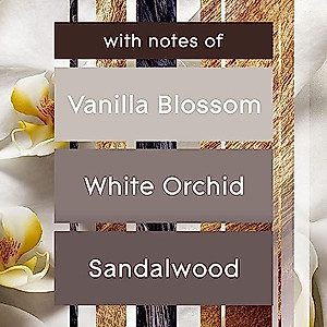 Glade Candle Sheer Vanilla Embrace, Fragrance Candle Infused With Essential Oils, Air Freshener Candle, 3-Wick Candle, 6.8 Oz, 3 Count