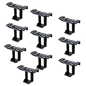 HOUSON 10Pcs Solar Panel Drainage Clips Roof Solar Panel Frame Cleaning Clips Photovoltaic Panel Water Guide & Mud Clamp Auto Remove Stagnant Water (35mm)