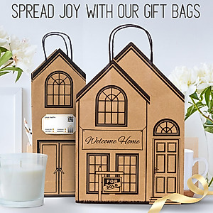 Welcome Home Bundle of 10 House Shaped Gift Bags