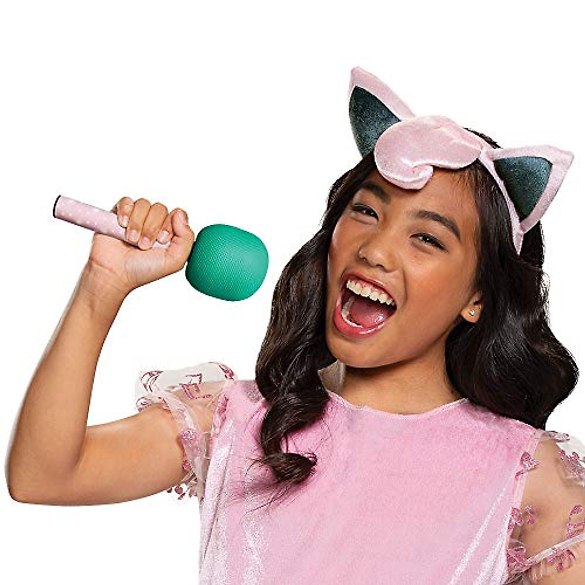 Disguise Pokemon Jigglypuff Costume Dress for Girls, Children's Character Outfit, Kids Size Medium (7-8) Pink (105469K)