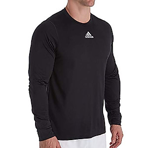 adidas Creator Long Sleeve Tee Shirt EK0123_Black/White XL