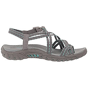 Skechers Women's Sporty Sandal Sport, Gray, 8