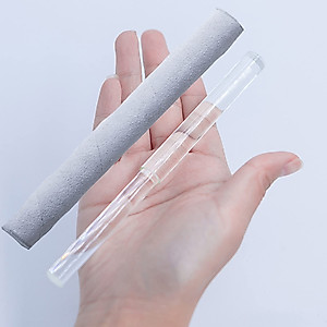 Crystal Singing Merkaba Pyramid ，with Singing Pyramid Carrying Case and Two types Crystal Singing Bowl Striker， Perfect Healing Musical Instrument (Color : Clear, Size : 7 inch)