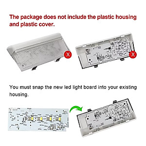 W10515057,W10398007 WPW10515057 AP6022533 PS11755866 LED Light Board Replacement for Whirlpool WRS325FDAM02 Refrigerator