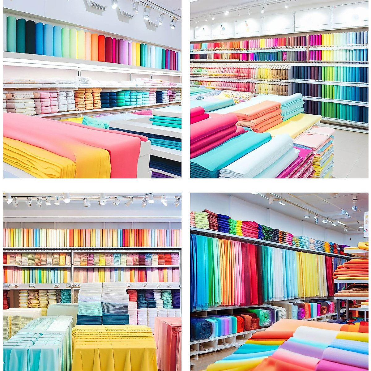 Barcelonetta | Poly Cotton Fabric for Sewing | Broadcloth Fabric | by The Yard | 60" Wide Roll | Lightweight, Breathable | Lining, Home Textile, Skirts, Tote Bags (Navy, 2 Yard)