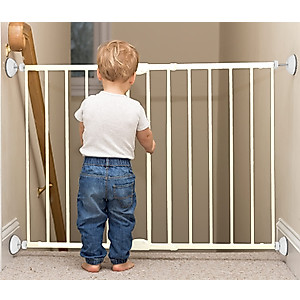 Wall Cups for Baby Gates Hoffenbach | 4 Pack | Works with All Walk-Through Pressure Mounted Child & Dog Safety Gates | Pads Protect Doorway, Door Frame, Stairs | No Drill | German Quality