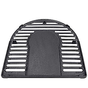 Uniflasy Cast Iron Grill Cooking Grates for Coleman Roadtrip Swaptop Grills LX LXE LXX, 2 Pack