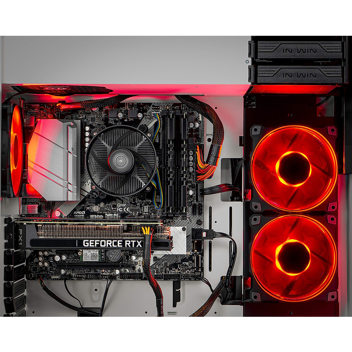 Skytech Shiva Gaming PC Desktop - AMD Ryzen 5 5600X 3.7GHz, RTX 3060 Ti 8GB GDDR6, 16GB DDR4 3200, 1TB SSD, 600W Gold PSU, AC WiFi, Windows 11 Home 64-bit