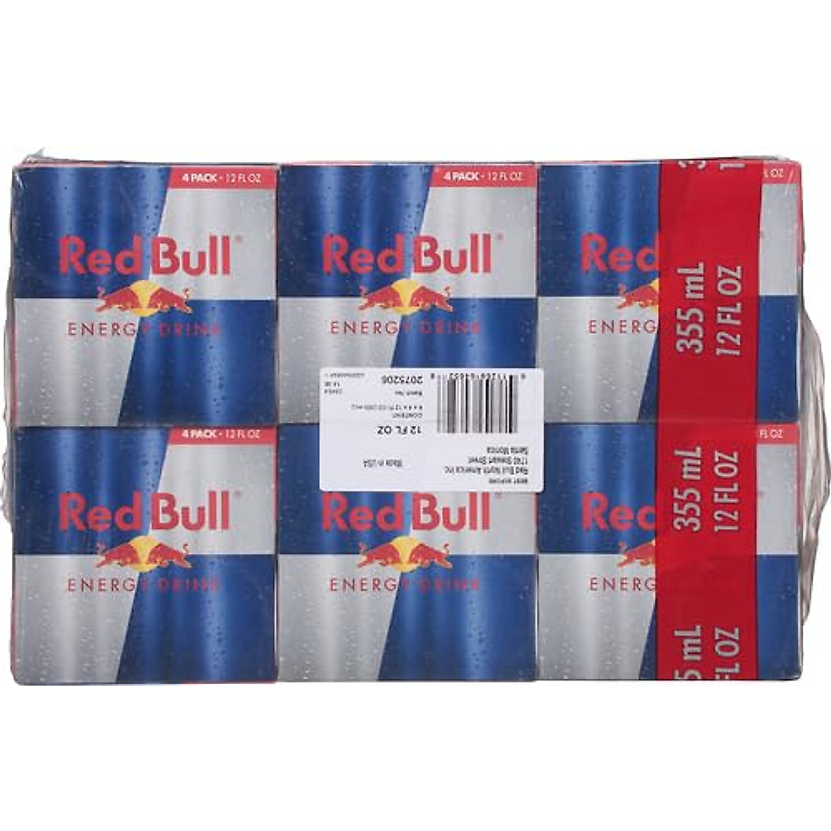 Red Bull Energy Drink, 12 Fl Oz, 24 Cans (6 Packs of 4)