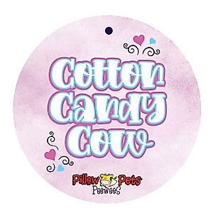 Pillow Pets Sweet Scented Cotton Candy Cow Peewee 11"