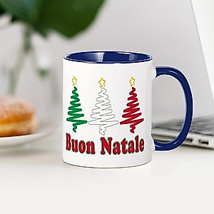 CafePress Buon Natale Mug Ceramic Coffee Mug, Tea Cup 11 oz