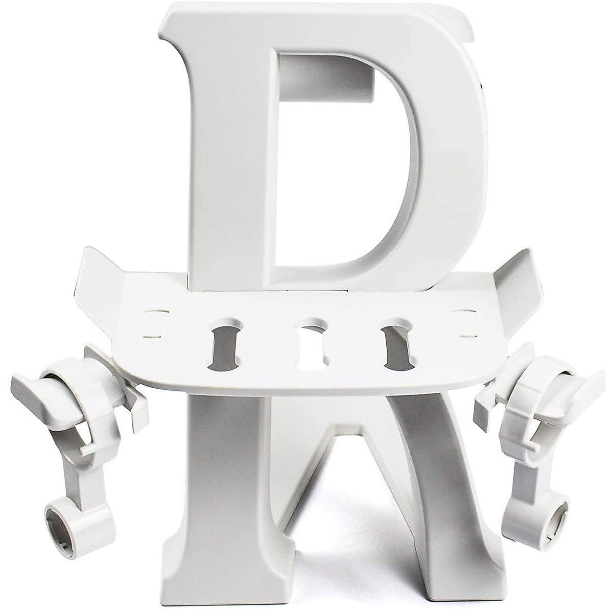 VR Headset Stand and Controller Holder for Quest 2/Rift S/HTC Vive/Vive Pro/Elite/Valve Index/HP Reverb G2, Controller Holder for Touch/Valve Knuckles/Vive (White)