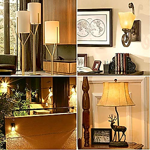 AHEVO G8 Light Bulbs 20Watt 120Volt Dimmable Halogen Light Bulb G8 Base Bi-Pin Shorter 20W T4 JCD Warm White Under Cabinet Puck Lighting Replacements,10Pack