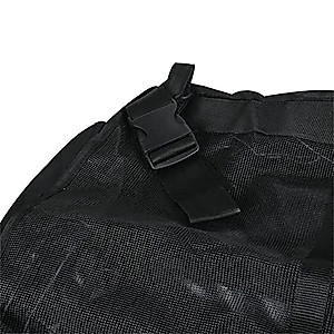 RainMan S Jacket Storage Bag housing up to 6 Life Jackets for Most T-Tops, Bimini Tops and Pontoon Tops, Black