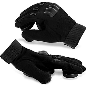 LOSENKA Professional Skateboard Gloves with Sliders，Standard Longboard Downhill Slide Gloves Skate Gloves with 2 Slider Puck Set