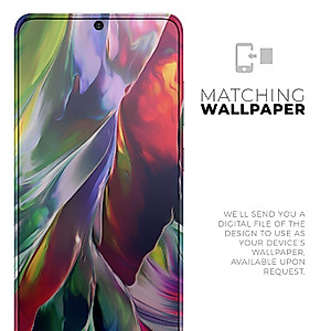 DesignSkinz Blurred Abstract Flow V57 Protective Vinyl Decal Wrap Skin Cover Compatible with The Samsung Galaxy S20 (Screen Trim & Back Glass Skin)
