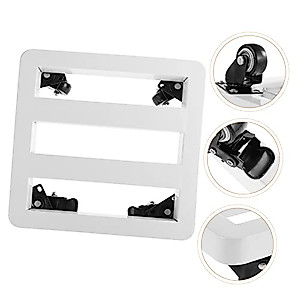 Cabilock Mobile Pot Base Round Planter House Plants Bonsai Planter Pot Round Flower Pots Rack Caddies Heavy Duty Plant Caddy with Wheels Iron Potted Plant Caddy Rolling Plant Tray Pulley