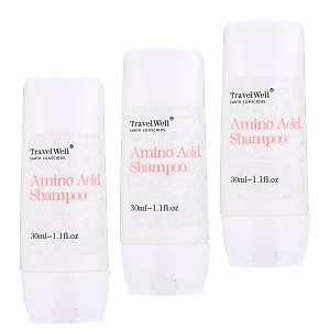 Travel Well Hotel Toiletries Amenities Travel Size Guest Shampoo 1.0 Fl Oz/30ml, Individually Wrapped 50 Bottles per Box