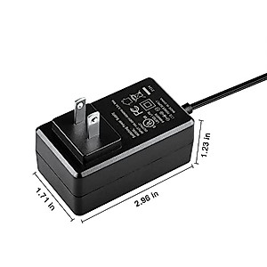 J-ZMQER N AC/DC Adapter Compatible with Neuton CE6.4 CE64 36-Volt Cordless Electric Lawn Mower Power Supply Cord Cable PS Charger Mains PSU