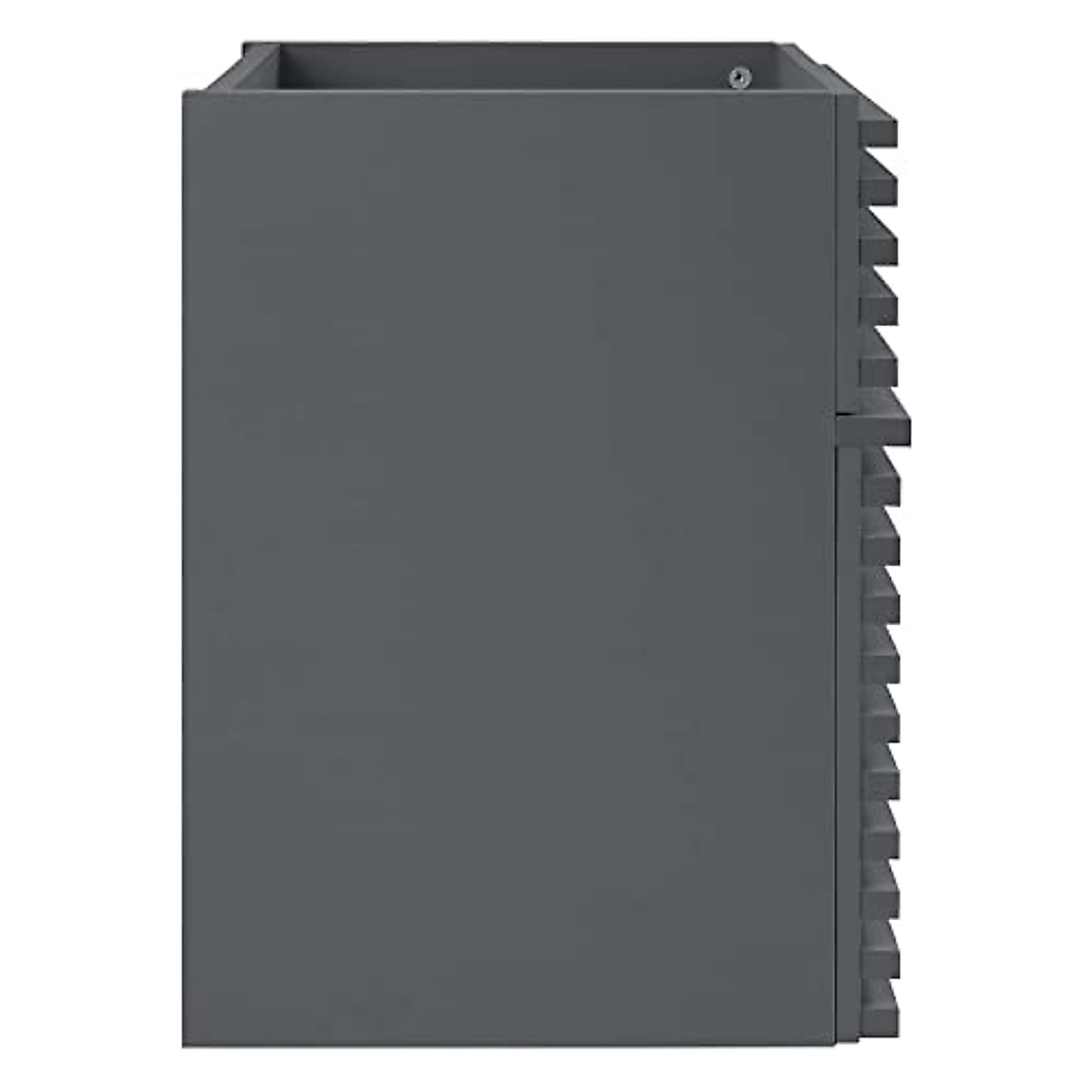 Modway Render 18" Wall-Mount Bathroom Vanity in Gray-Sink Basin Not Included, 18 Inch