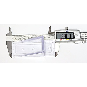 JSP Manufacturing V2-Mini Roof Guard Snow Guard Prevent Sliding Ice Snow Stop Buildup Plastic Multipack-Multicolor (100, Clear)