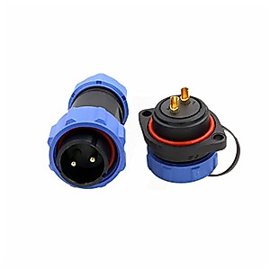 HangTon SP21 2 Pin Waterproof Aviation Circular Connector 30A 12/24V Power AC DC Outdoor Solar Portable Power Station Automotive Application