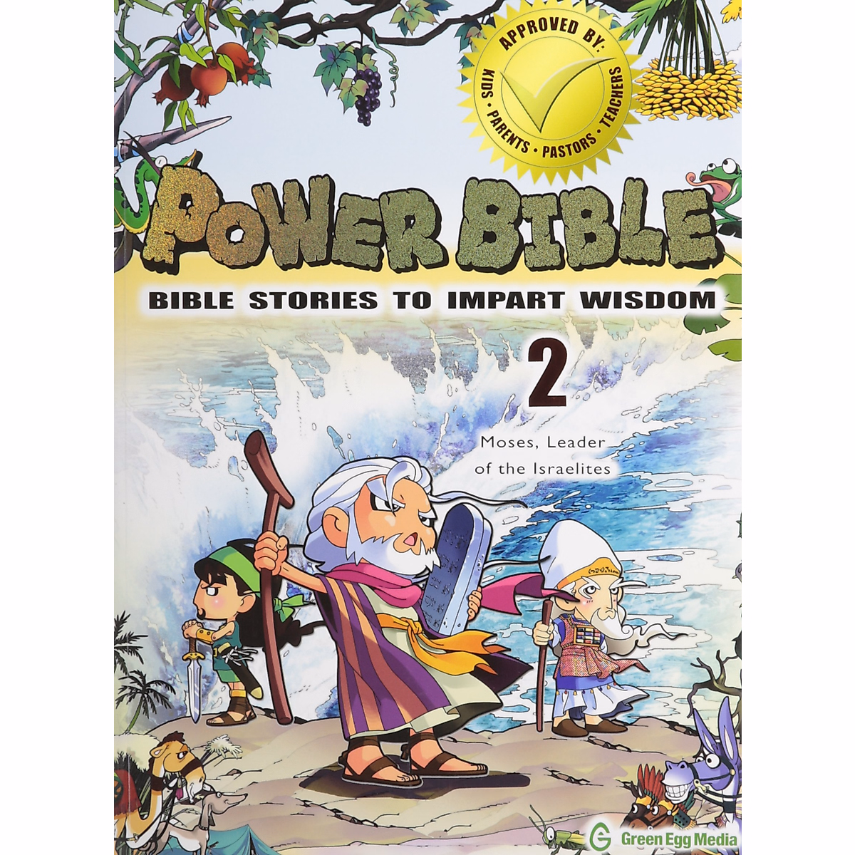 Power Bible #1-6 - Old Testament Set - Kids Comic Bible - Green Egg Media