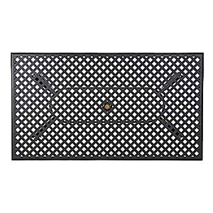 Christopher Knight Home Cayman Outdoor 6-Seater Cast Aluminum Dining Set, 7-Pcs Set, Black Sand