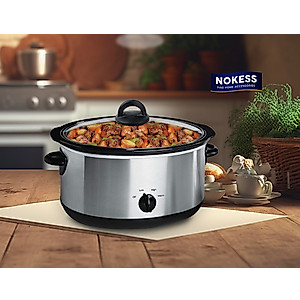 NOKESS Universal Pot Lid Knob Compatible with Crockpot Lids, Pan Lid Replacement Handle, Heat Resistant Pot Knob for Glass, Steel Lids, Easy Grip Lid Handle, Kitchen Cookware, 2.75”x1.77”