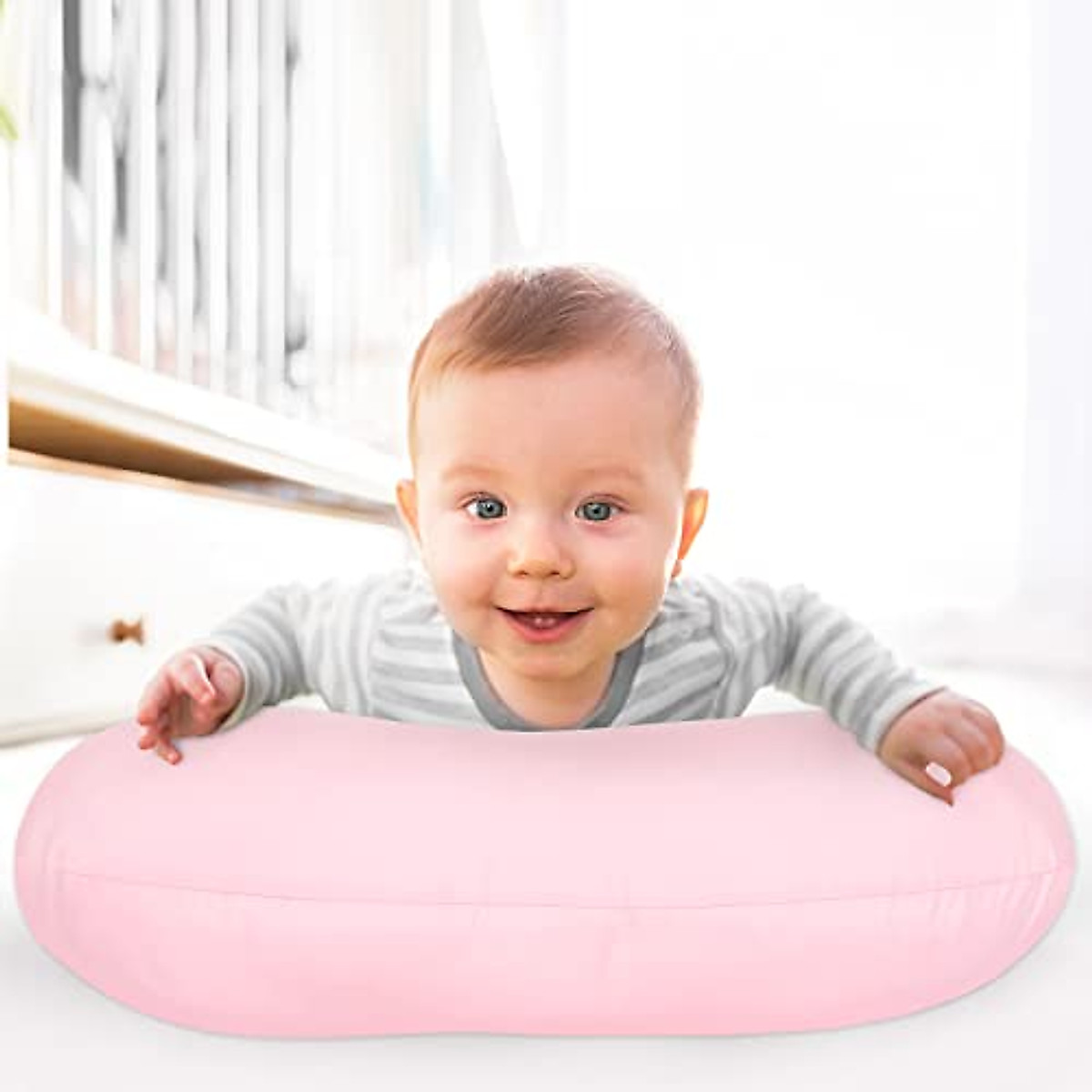 Nursing Pillow Cover 2 Pack Fit Boppy Nursing Pillow Breathable & Skin-Friendly Nursing Pillow Slipcovers for Breastfeeding Mom Comfortable & Machine Washable Nursing Pillow Covers