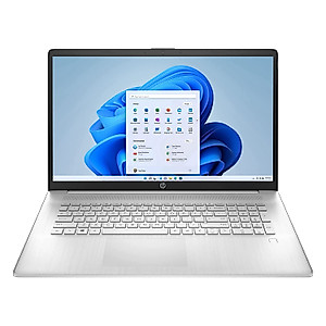 HP Newest 17.3" FHD Laptop, AMD Ryzen 5 5500U, 6-Core up to 4.0GHz, 32GB RAM, 2TB NVMe SSD, USB-C, Numeric Keypad, Fingerprint, HDMI, WiFi, Win 10S, ARIMOOZ Webcam