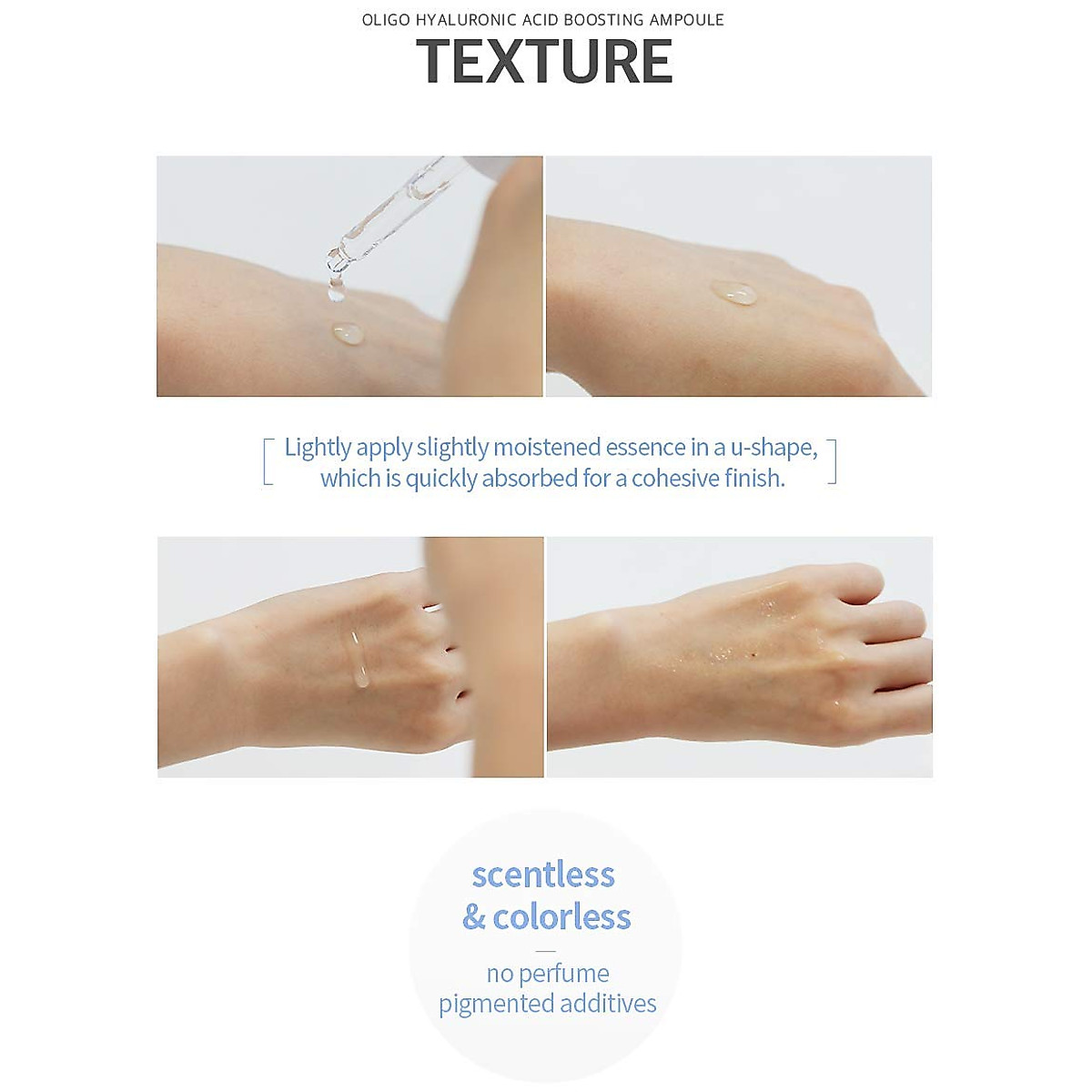 Blanc Doux Oligo Hyaluronic Acid Serum - Deeply Intense Hydrating Daily Oil-Free Essence Ampoule VEGAN Face Moisturizer Dry Sensitive Acne-Prone Skin Anti-Wrinkle Age-Defying