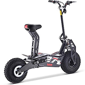 MotoTec Vulcan 48v 1600w Electric Scooter Black