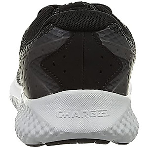 Under Armour Men's Charged Rogue 3 4E Running Shoe, (002) Black/Mod Gray/White, 7.5