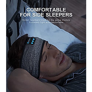 Sleep Headband, Enjoying Wireless Sleep Earbuds Noise Cancelling Headband Bluetooth Headphones with Thin Speakers, Sleep Headphones for Sleep,Workout,Yoga,Travel,Insomnia,Leisure