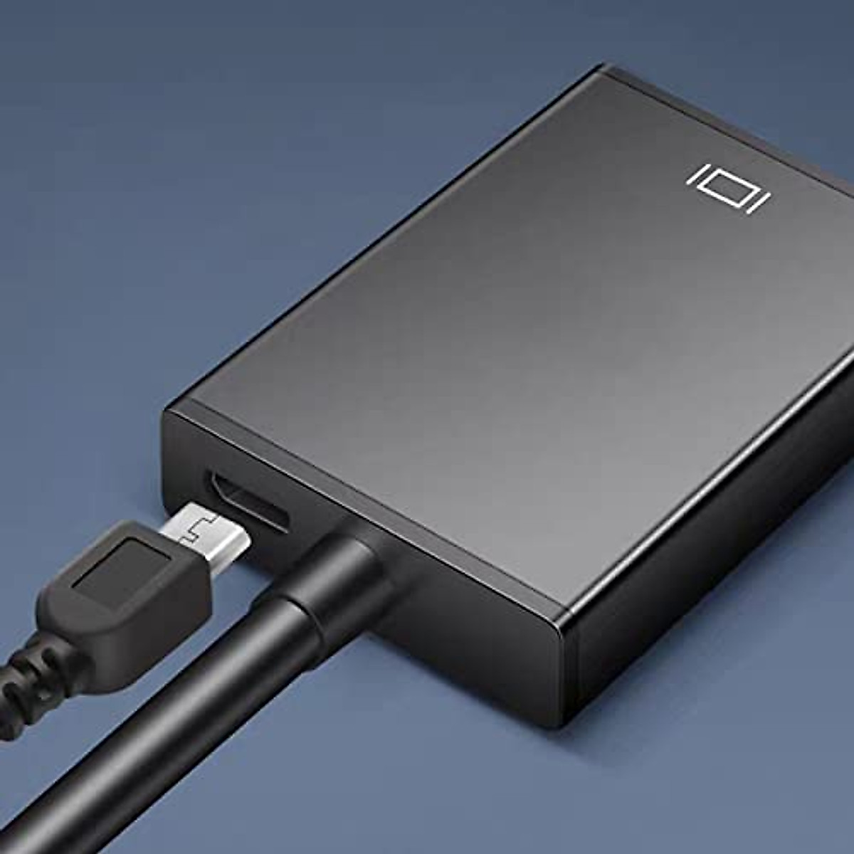 VINGVO VGA to HD Multimedia Interface Converter, 3.5mm Sound Cable USB Power Supply VGA Adapter 1080p for Laptop for TV