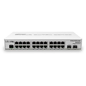 MikroTik Cloud Router Switch 326-24G-2S+in with RouterOS, W125742110 (326-24G-2S+in with RouterOS L5 License, Desktop case CRS326-24G-2S+in, Managed, Gigabit Ethernet)