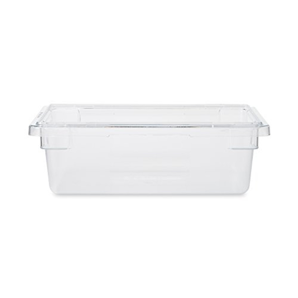 Rubbermaid Commercial Products,Polycarbonate Food Storage Box/Tote for Restaurant/Kitchen/Cafeteria, 3.5 Gallon, Clear (FG330900CLR) (Pack of 2)