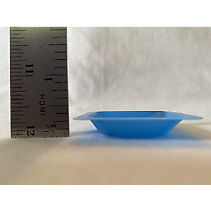 Standard Weighing Boats, W-S46-BL-50, 46mm, Small, Blue, Pack of 50