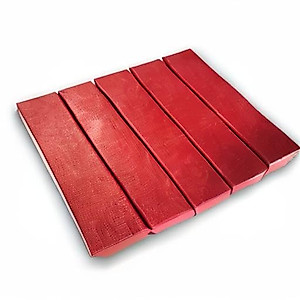 Guardhouse 9" Single Row Storage Box for 2" Paper and Plastic Coin Holders 5 Pack Red