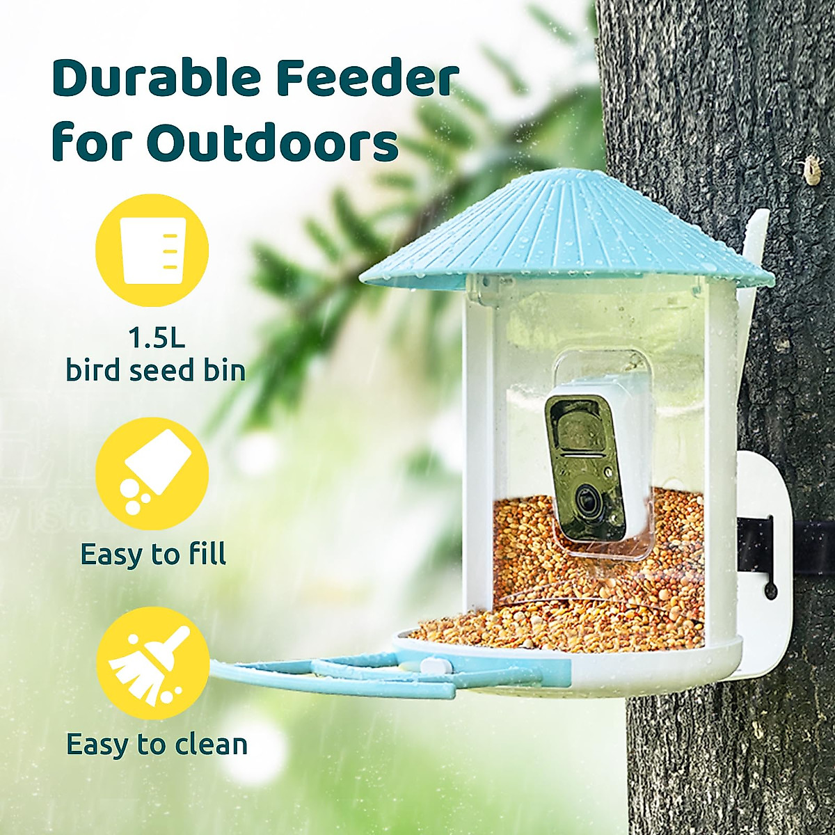 NETVUE Birdfy Lite Camera with Solar Panel