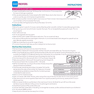 MAM Air Baby Pacifier, for Sensitive Skin, Sterilizer Case,Unisex, 16+ Months (Pack of 2)