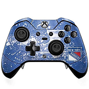 Skinit Decal Gaming Skin Compatible with Xbox One Elite Controller - Officially Licensed NHL New York Rangers Frozen Design