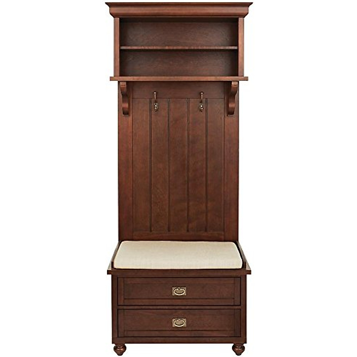 Home Decorators Collection Vernon Hall Tree, Single, Smokey Brown