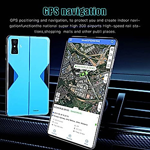 Sanpyl Kids Tablet, 7 Inch LCD Children Tablet 2G RAM 32G ROM 5G WiFi Dual Band Calling Tablet PC for Android 10 US Plug 100 to 240V(Blue)