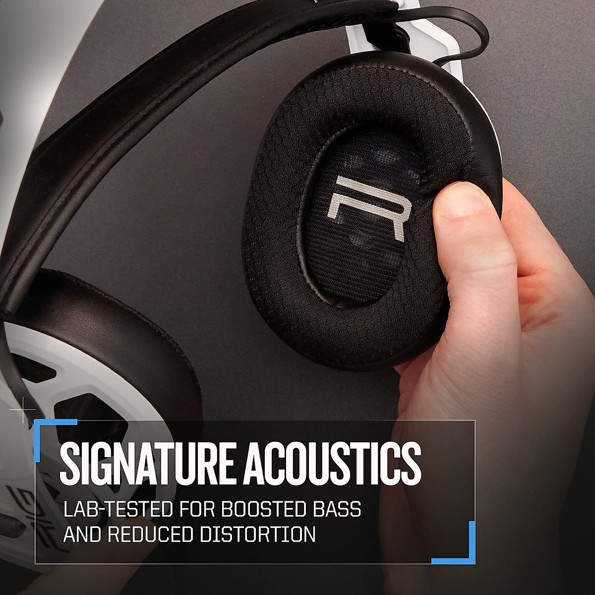 RIG 500 PRO HS GEN 2 Competition Grade PlayStation Gaming Headset for PS4, PS5 and Nintendo Switch - 50mm Speaker Drivers - Flip-to-Mute Microphone - White