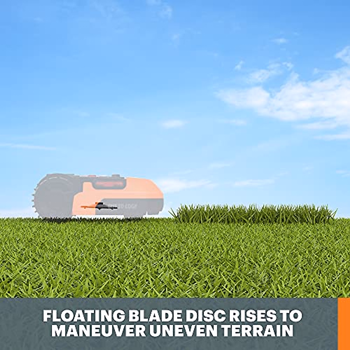 Worx Landroid S 20V 2.0Ah Robotic Lawn Mower 1/8 Acre / 5,445 Sq Ft. Power Share - WR165 (Battery & Charger Included)